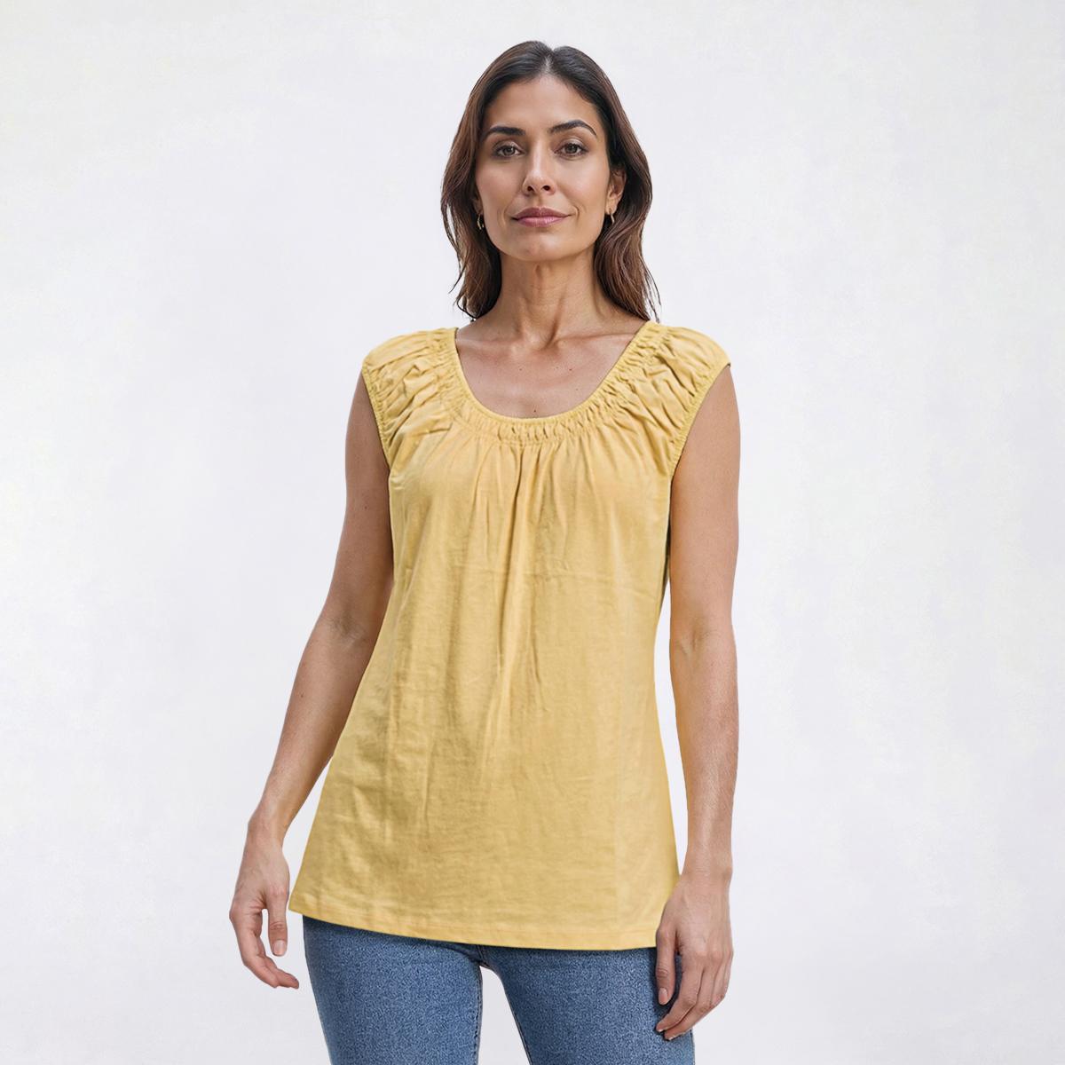 Click here for Petite Preswick & Moore(R) Cap Sleeve Peasant Smoc... prices